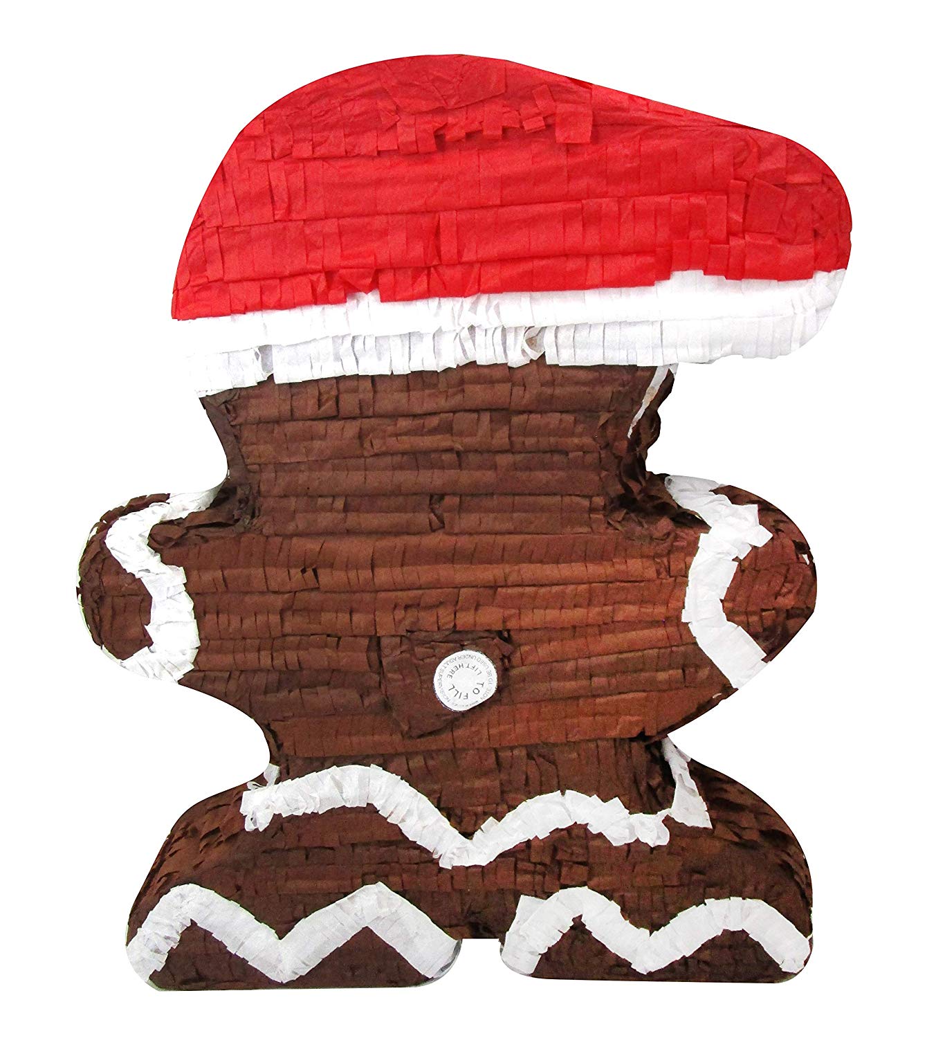 Christmas Gingerbread Man Pinata - Custom Party Pinatas - Pinatas.com