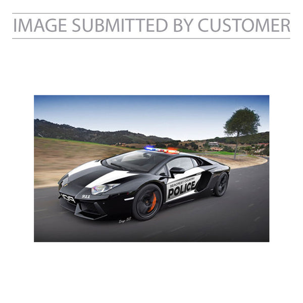 Black Police Car Custom Pinata – Pinatas.com