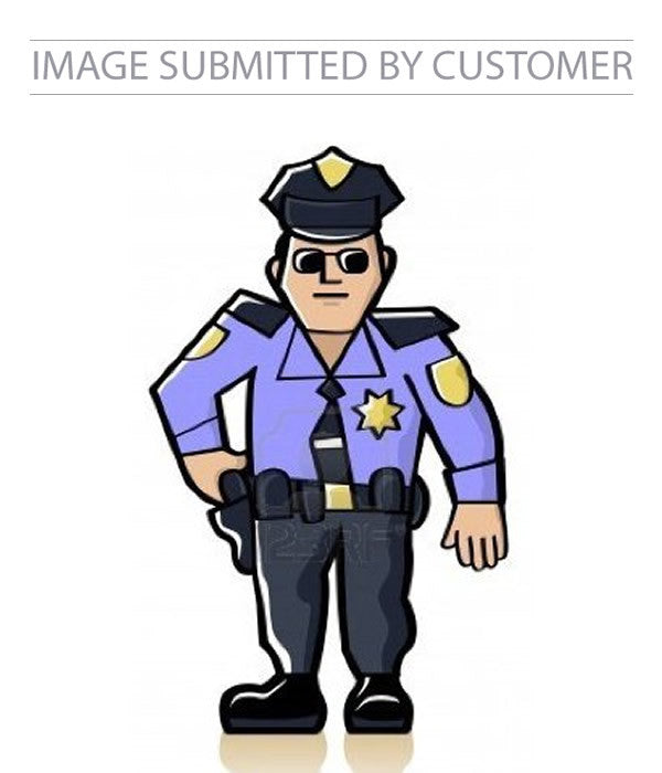 Police Officer Custom Pinata - Custom Party Pinatas - Pinatas.com
