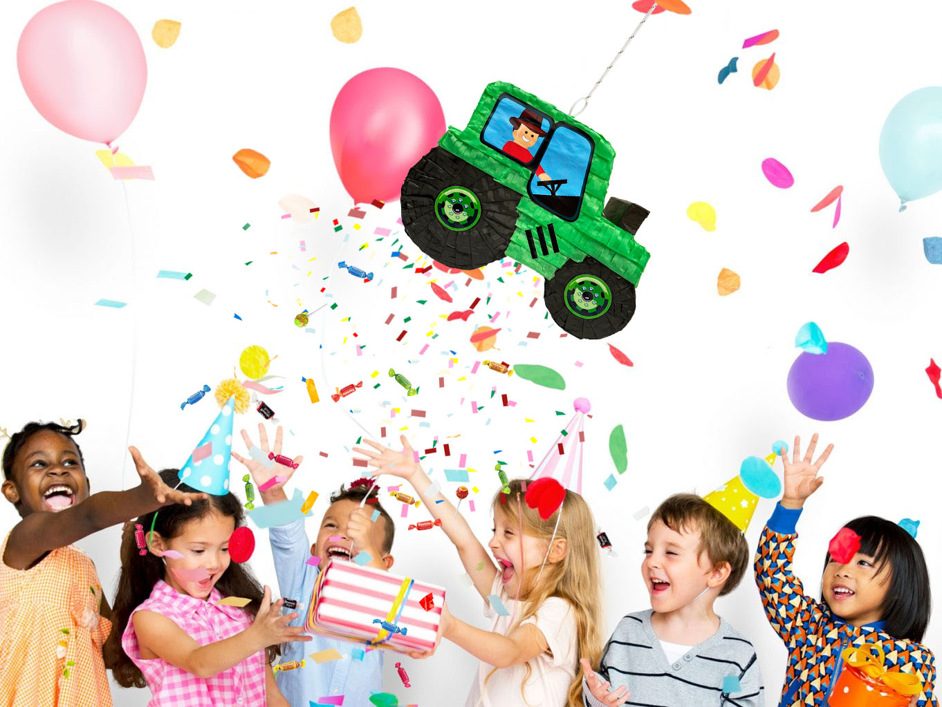 Tractor Pinata | Birthday Pinatas | Pinatas For Boys – Pinatas.com