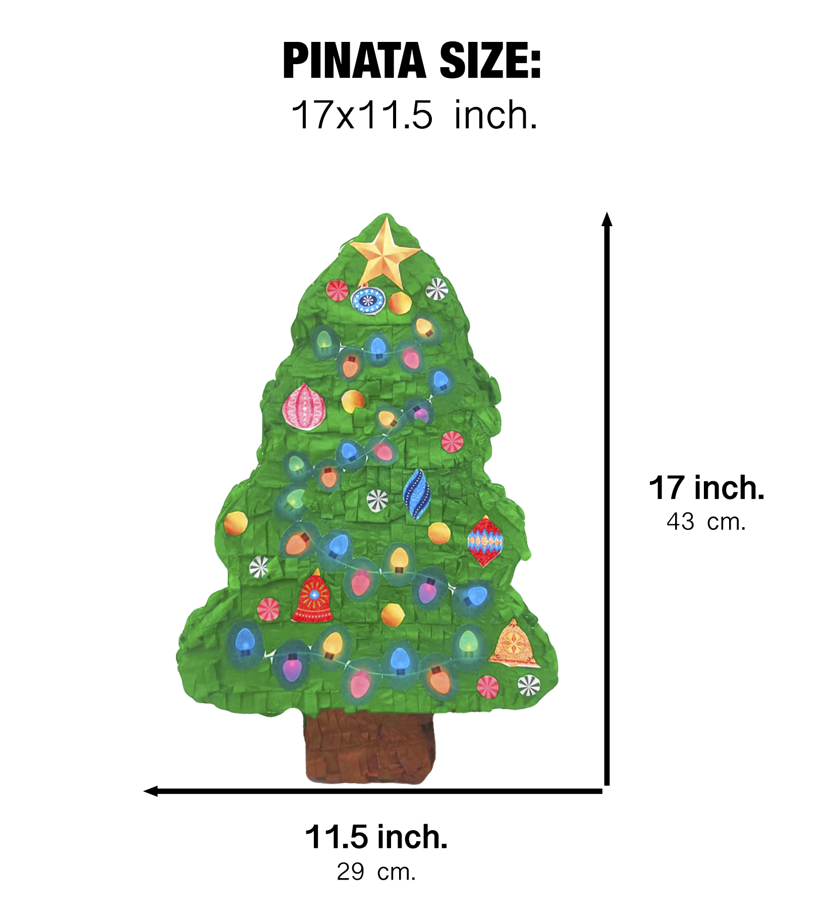 Christmas Tree Pinata | Christmas Pinatas | Christmas Party Supplies ...