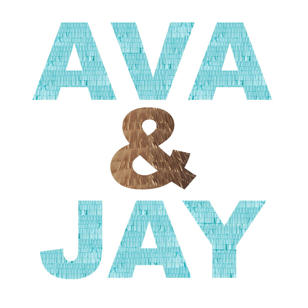 Custom Letters and Numbers – Pinatas.com